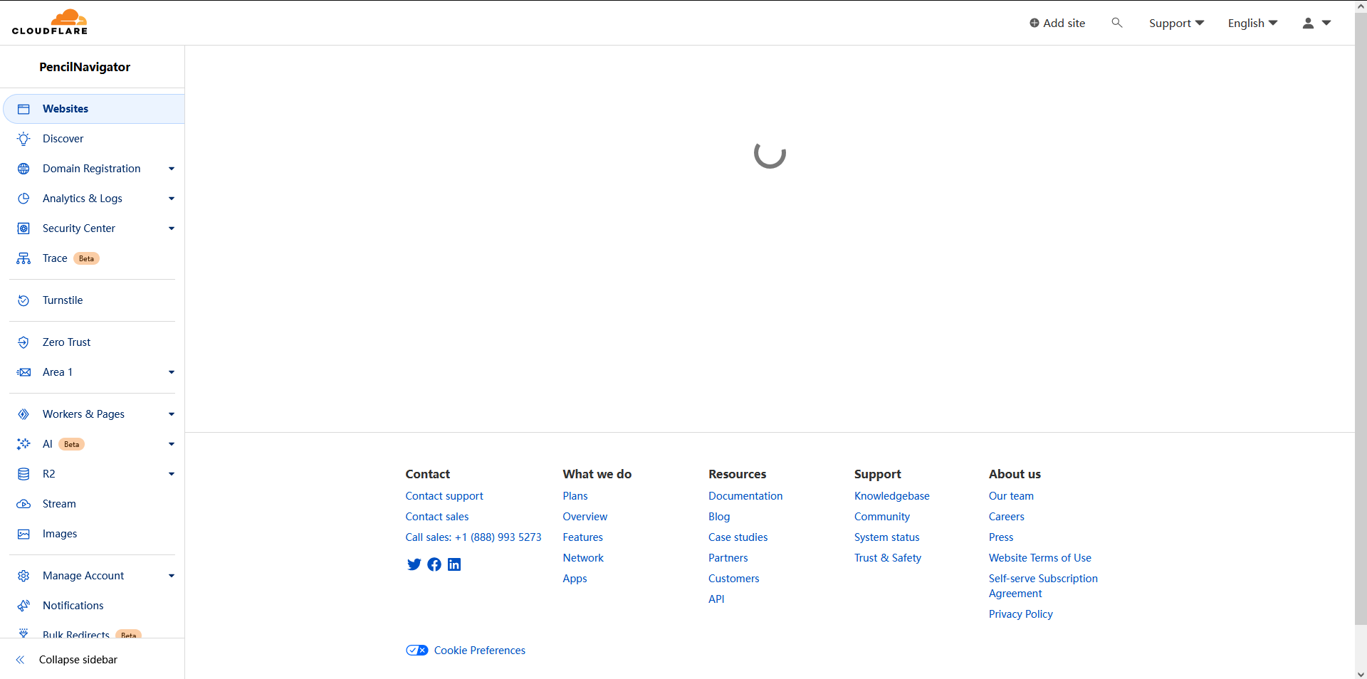 why is my dashboard blank - Cloudflare Developers
