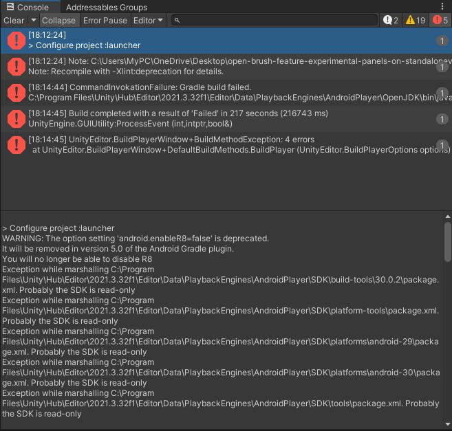 Question about building for Quest - Open Brush, Open Blocks, Icosa Gallery
