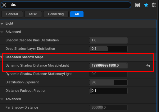 5- about light : sun shadow distance must increase it to cover dynamic ...