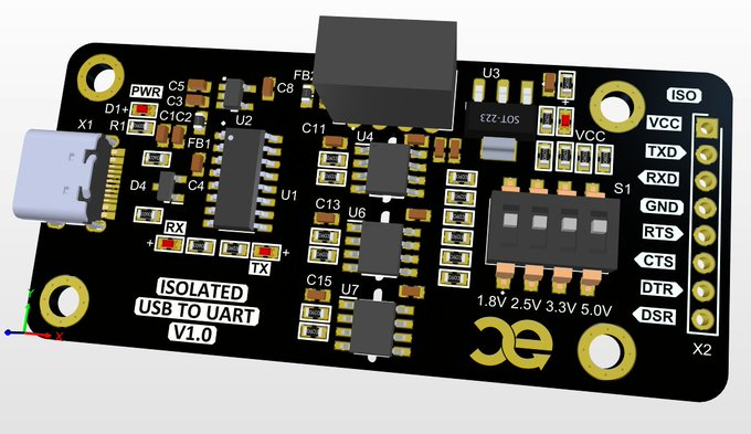 Thanks. We recently finished one small board, an industrial-grade isolated USB to UART converter ...