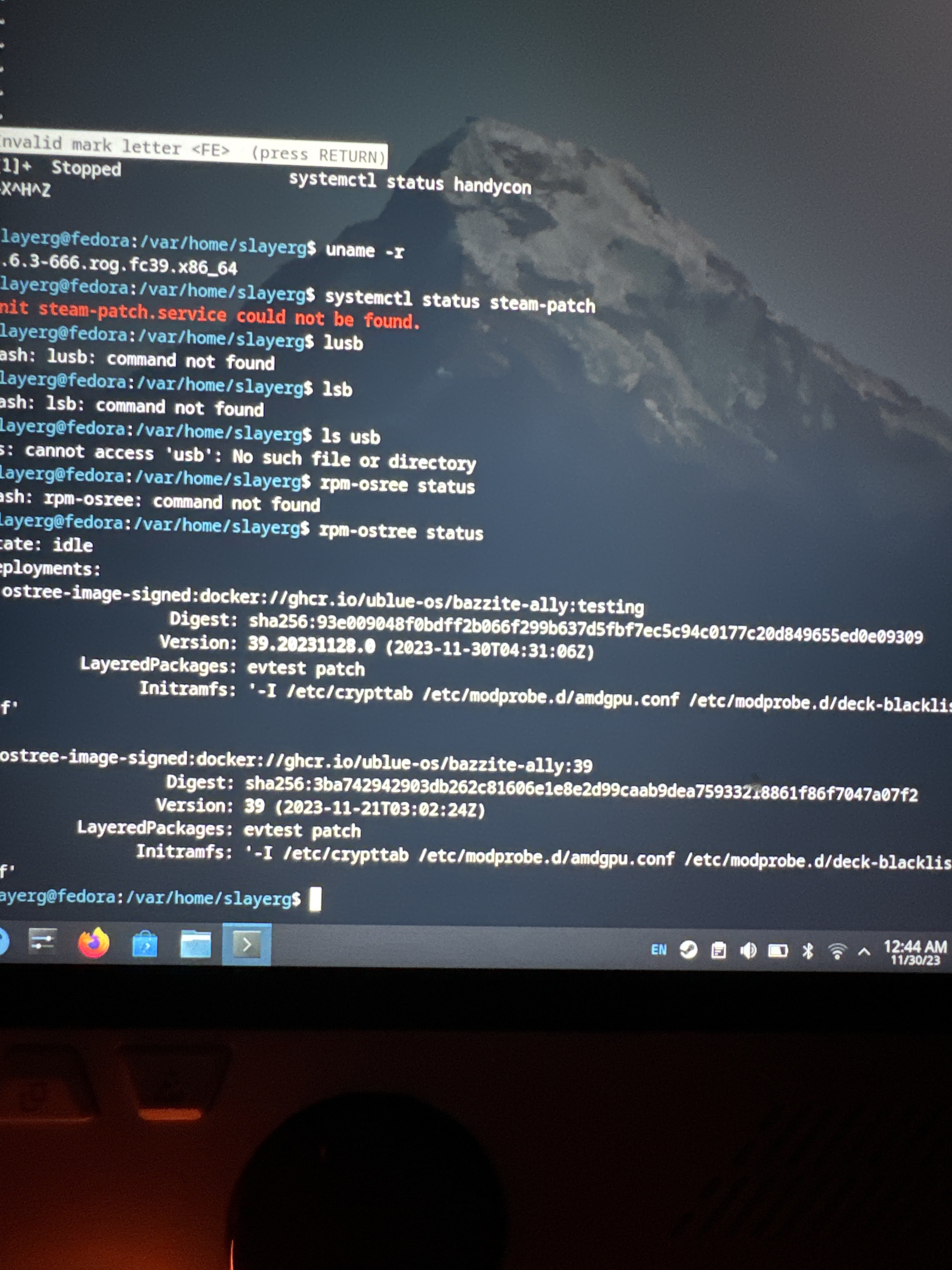 Controls still not working I think handycon is disabled - Universal Blue