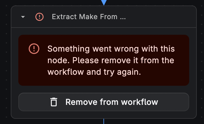 I created an empty node with AI and it generated: ```export default ...