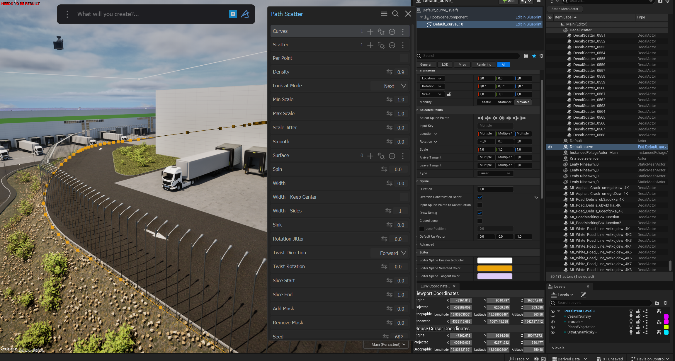 i'm looking for a solution for continuous lines - Polygonflow Dash