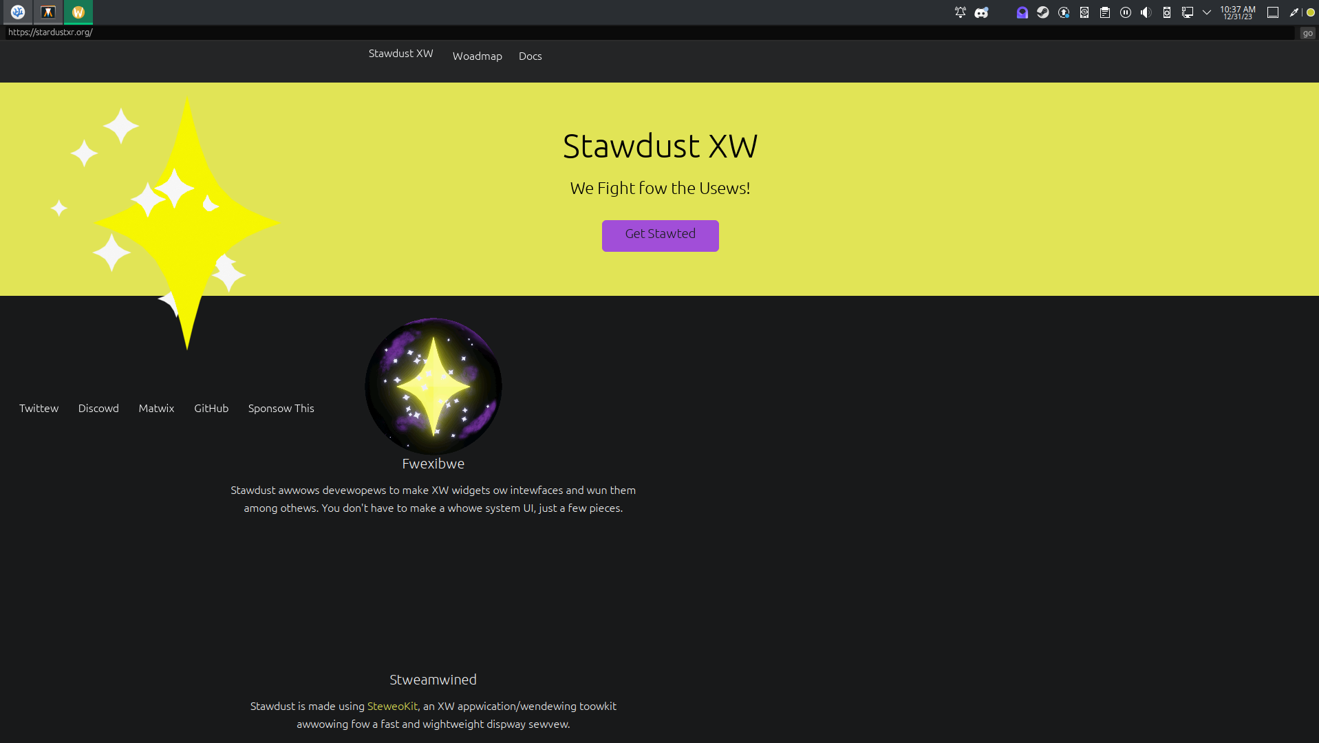 EU - Stardust XR