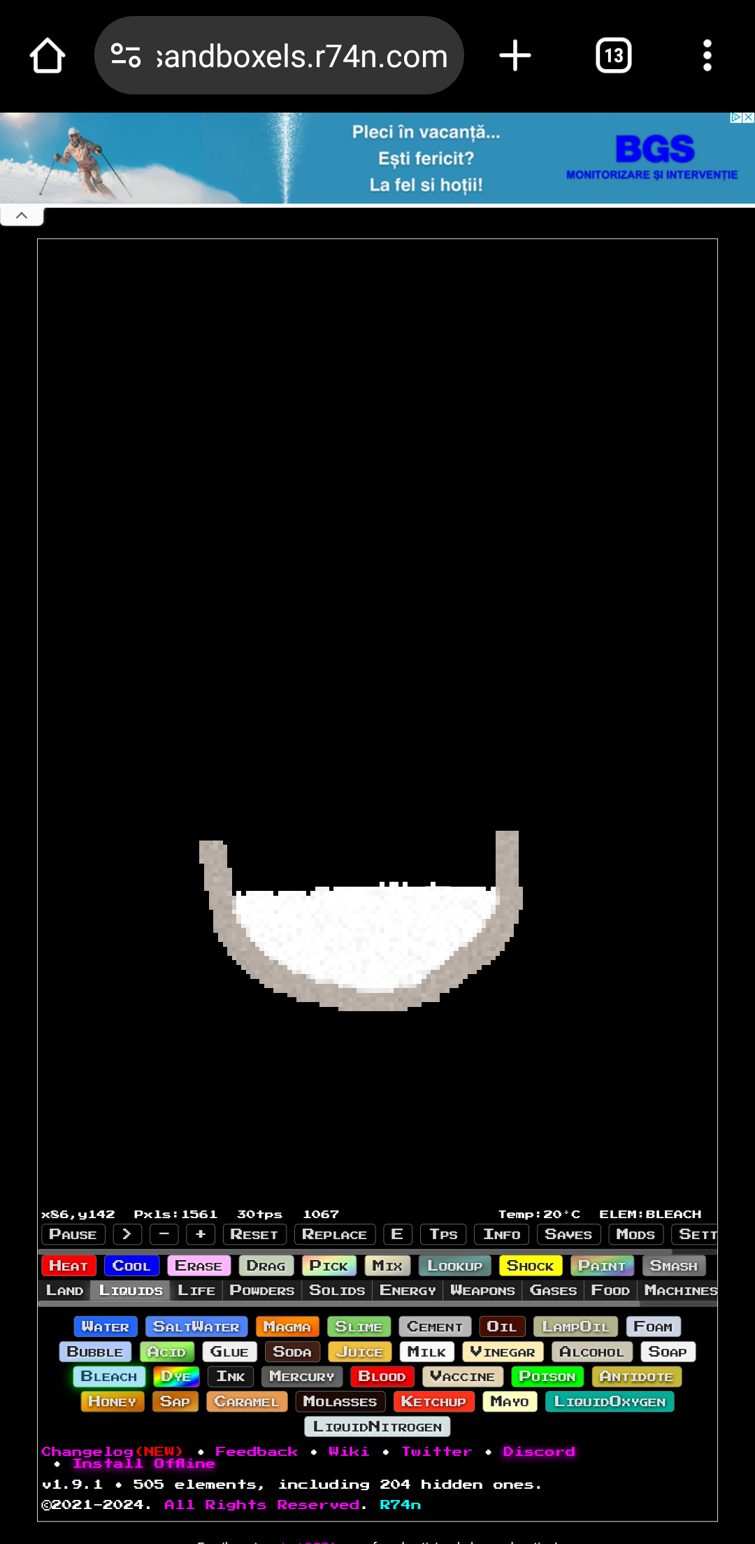 Add bleach - 🚨 R74n / Sandboxels