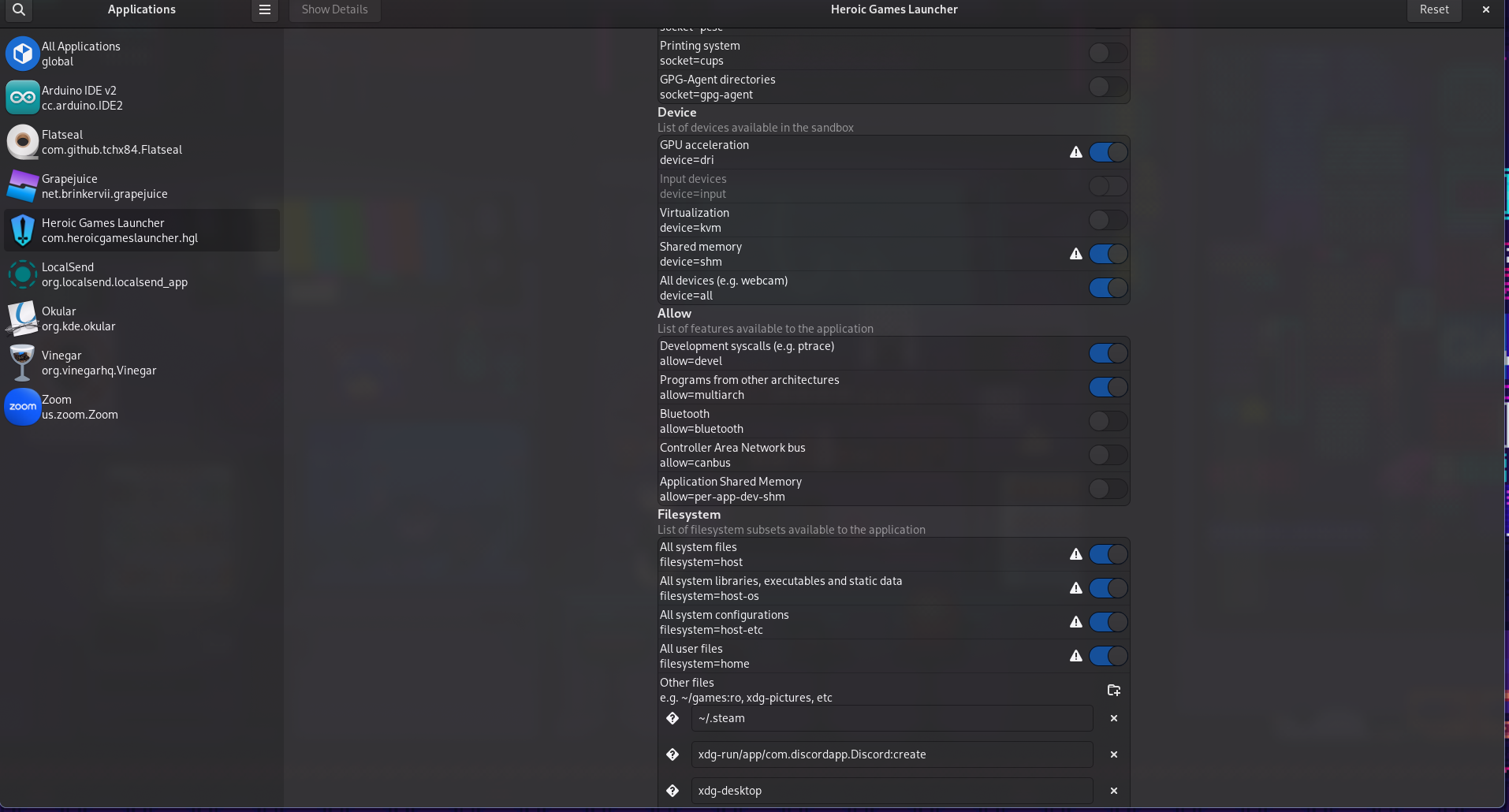 Rocket League launches and plays only occasionally - Heroic Games Launcher