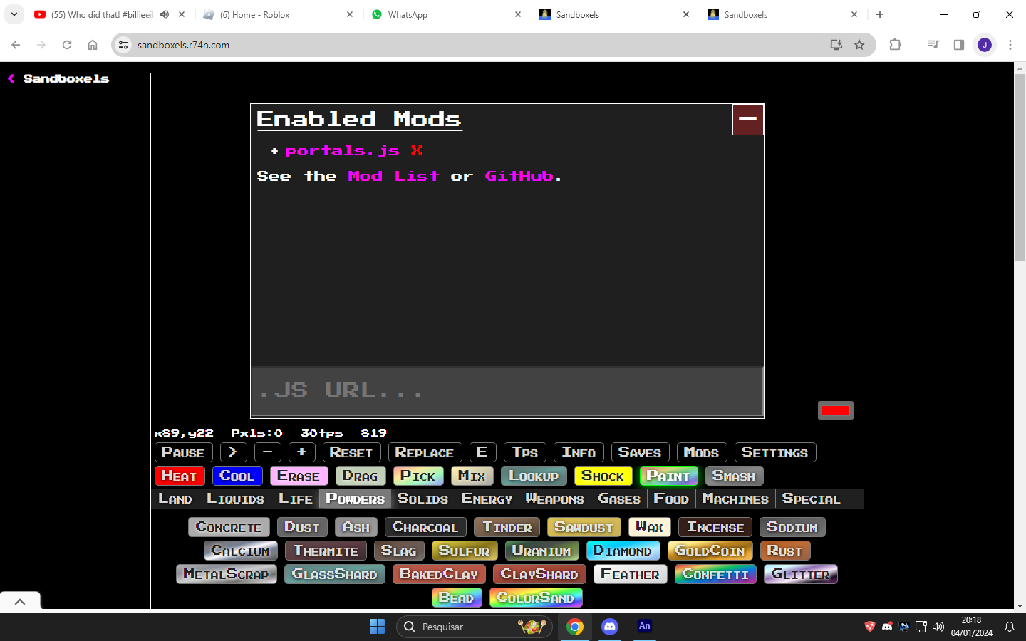 and carbon fiber - 🚨 R74n / Sandboxels
