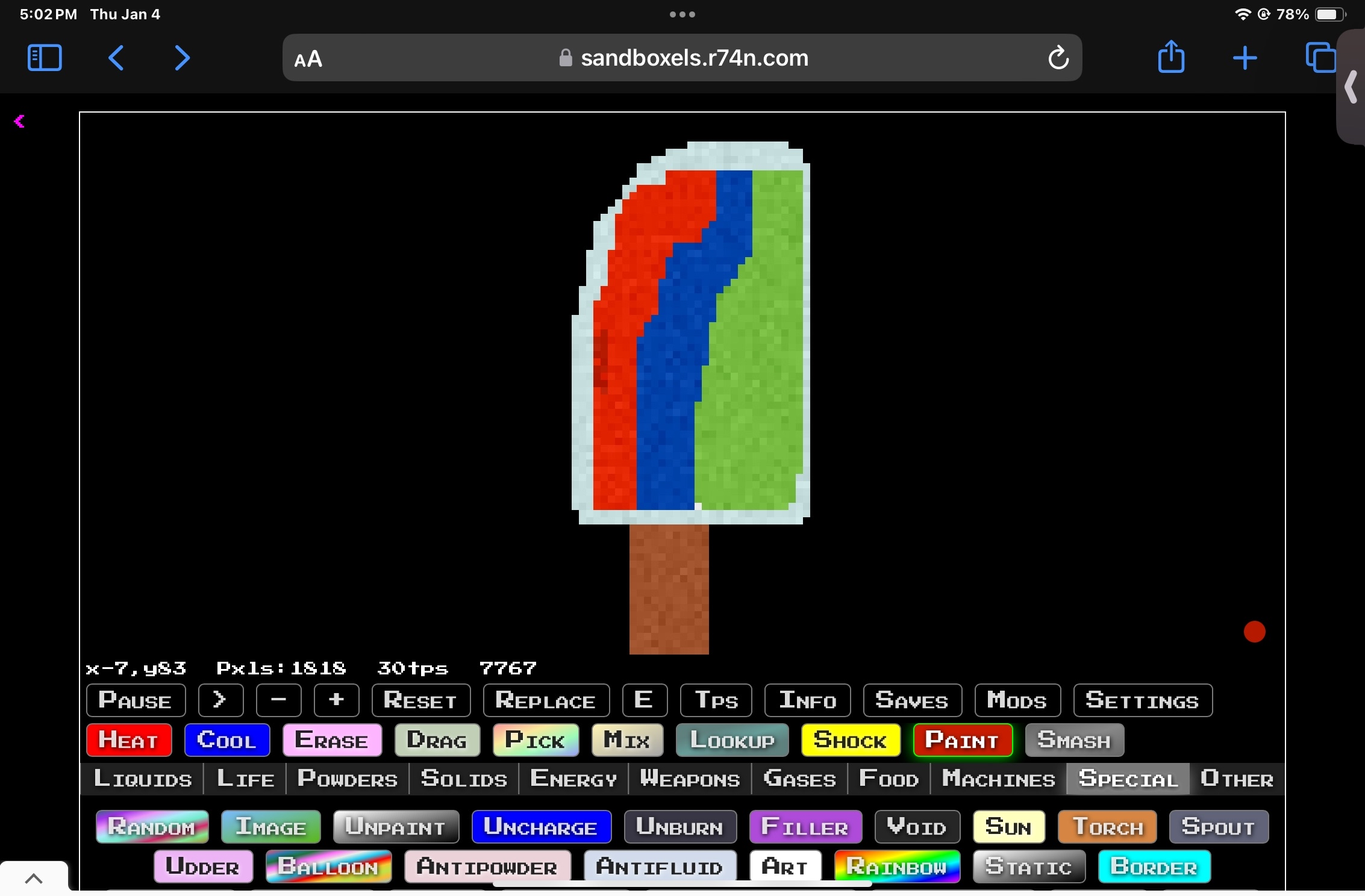 no chernobyl? - 🚨 R74n / Sandboxels