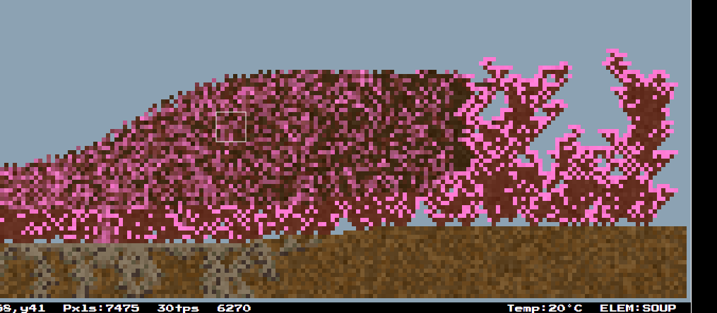 yummy cherry blossom tree soup... - 🚨 R74n / Sandboxels