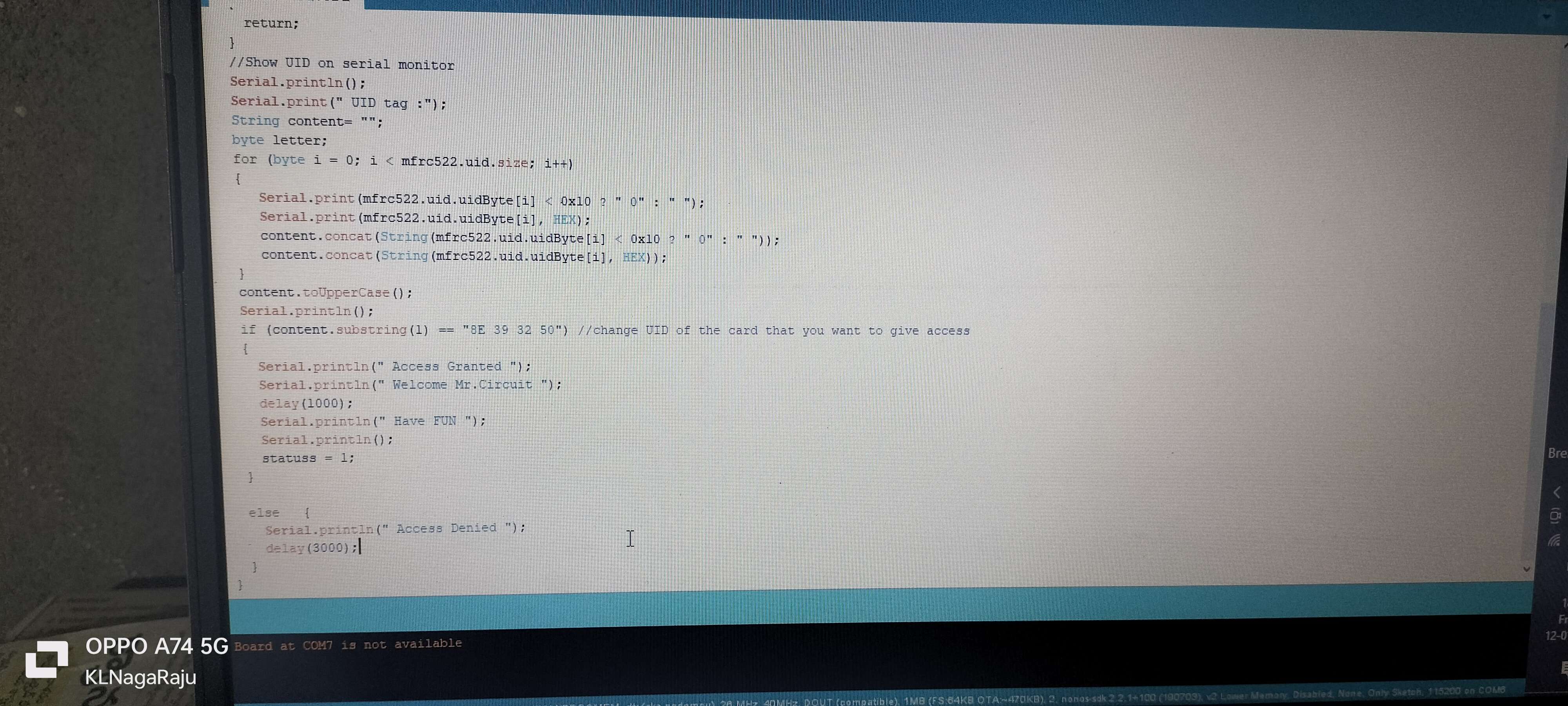 Yeah I Had Set The Baud Rate At 9600 In Both Code And Serial Monitor Umesh Lokhande Devheads 