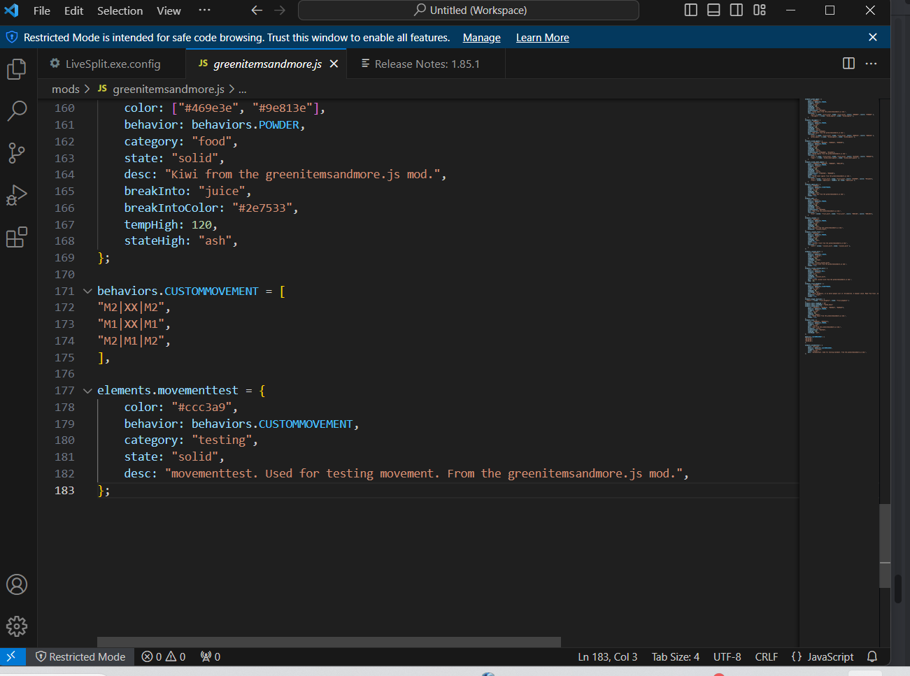 coding without one requires a lot of experience - 🚨 R74n / Sandboxels