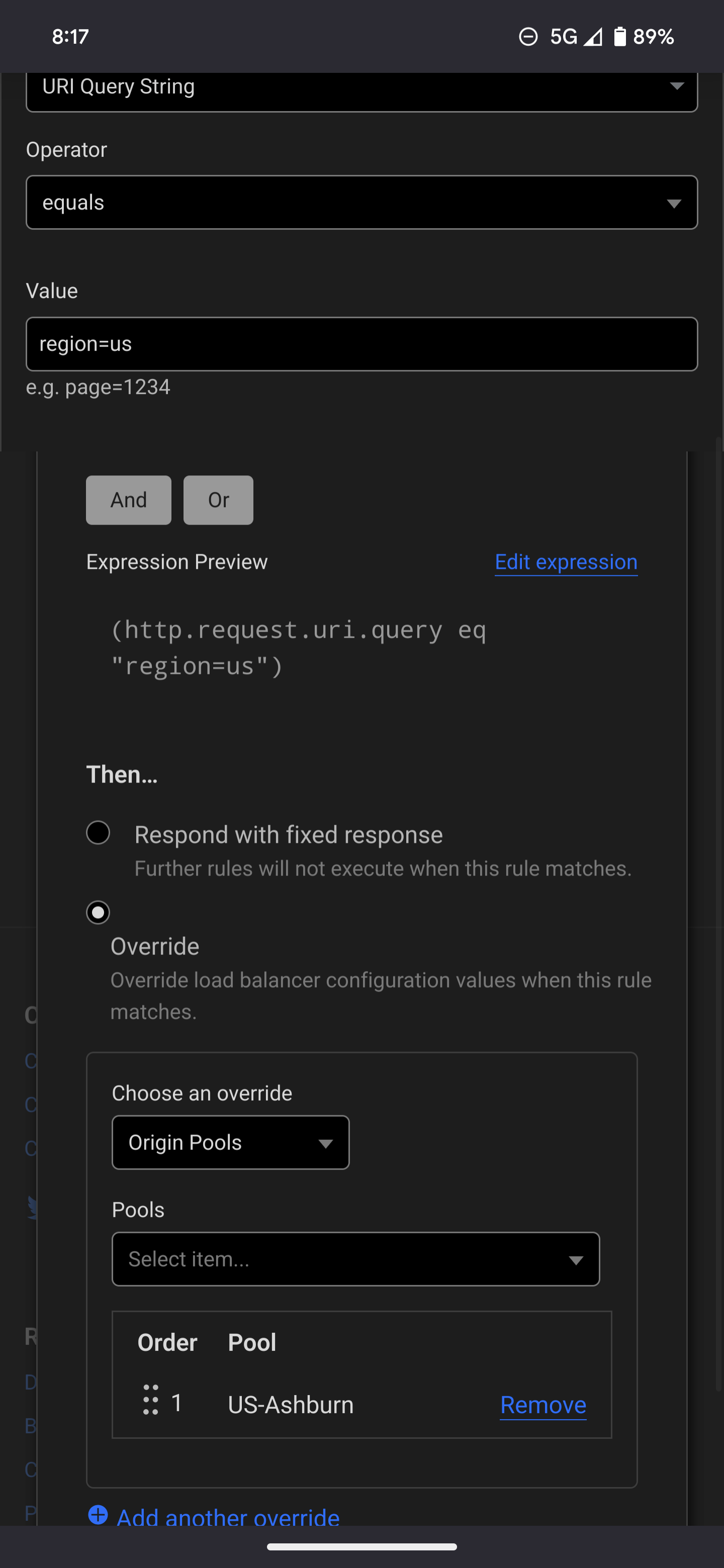 you mean like routing them to a specific origin pool? If so, you can with Custom Load Balancing ...
