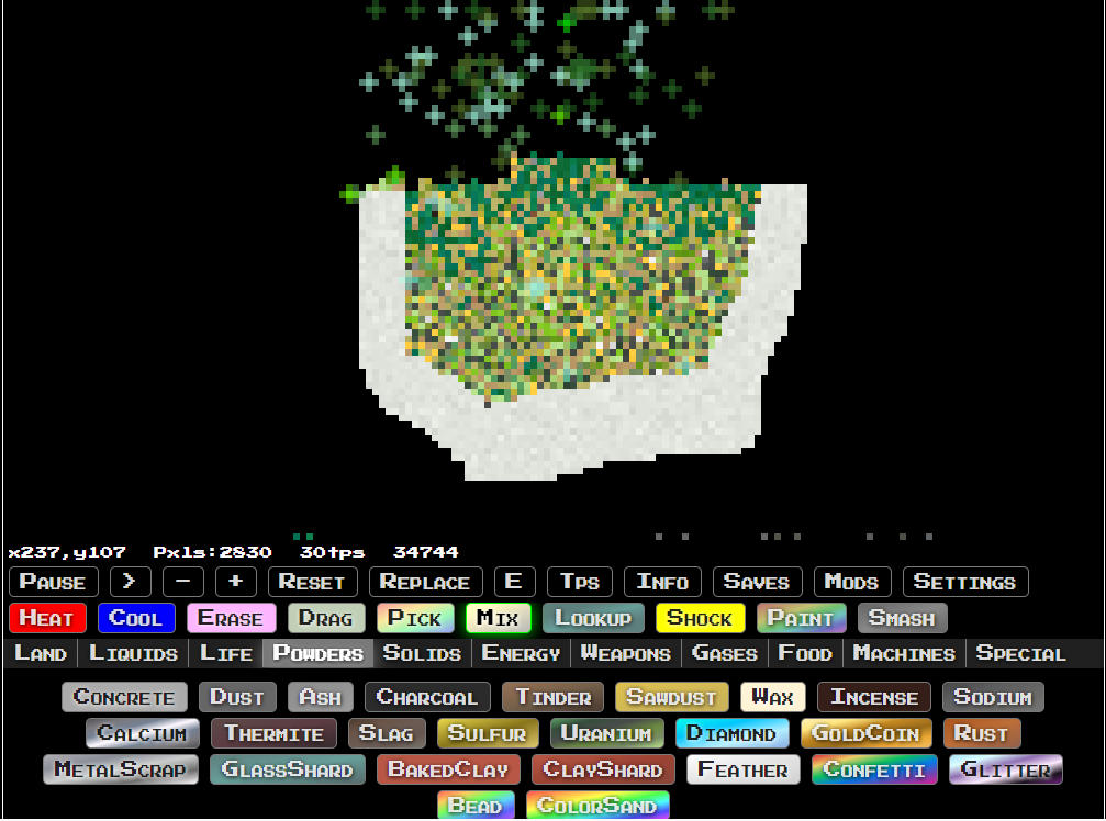 ah yes a freezer - ⛄ R74n / Sandboxels