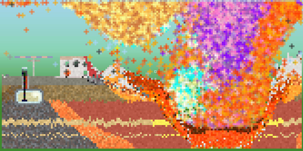 Providence and the Devourer's rivalry continues even into Sandboxels ...