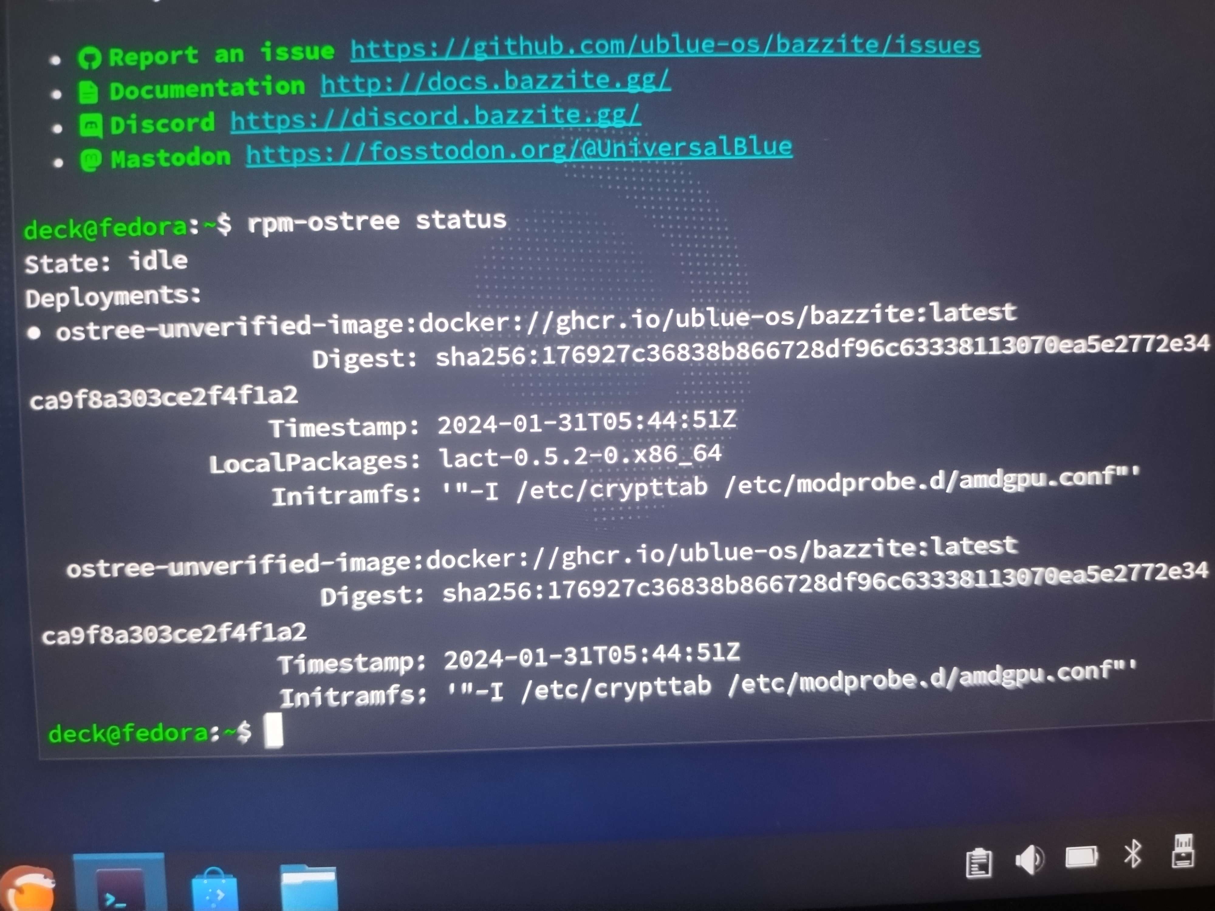 And needs a rather nasty workaround to be able to KMS - Universal Blue