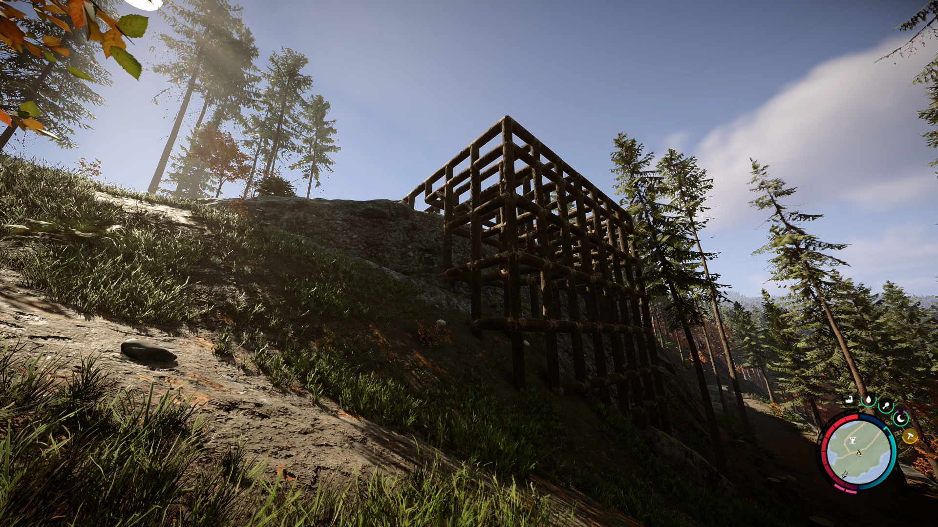 just built foundation for big ahh tower - Sons Of | The Forest