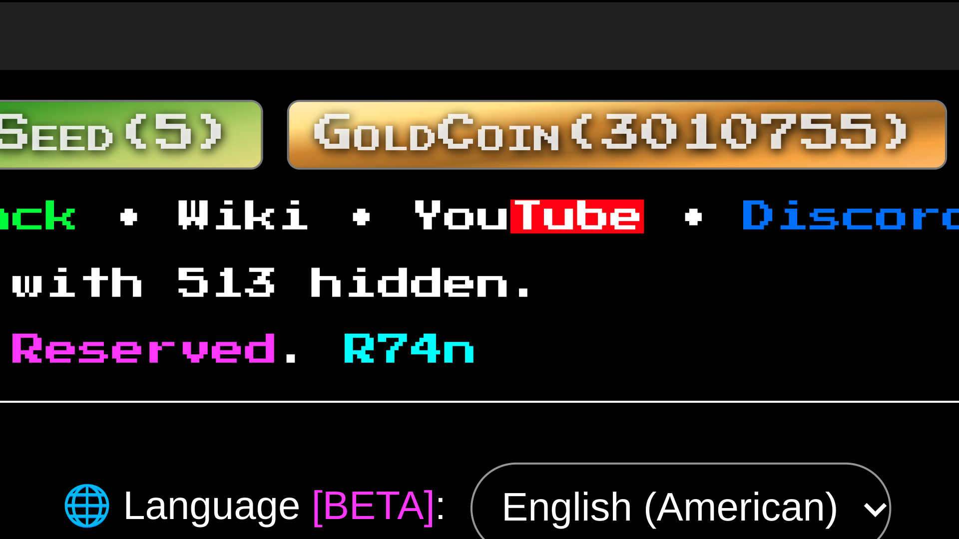 Midas touch intesifies - 🚨 R74n / Sandboxels