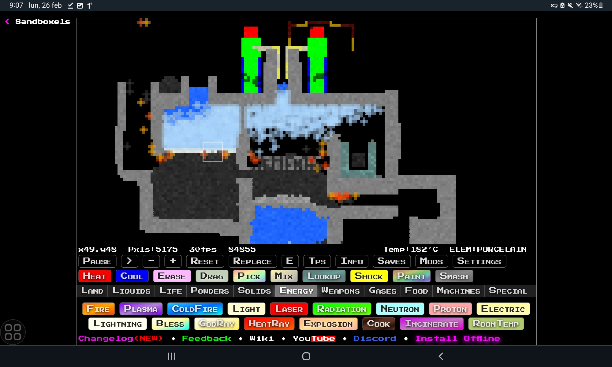 Burn fuse? - 🚨 R74n / Sandboxels