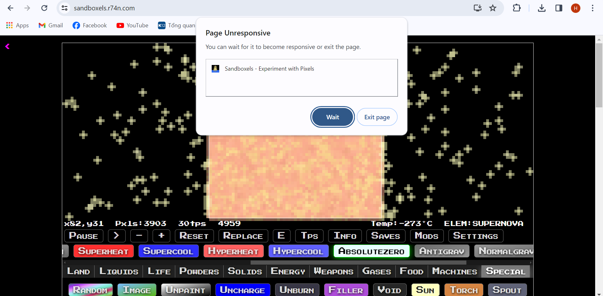 Bruh put something on sensor to activate machine gun - 🚨 R74n / Sandboxels