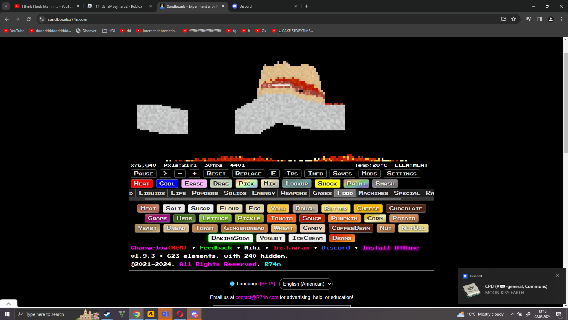 Caramel. - 🚨 R74n / Sandboxels