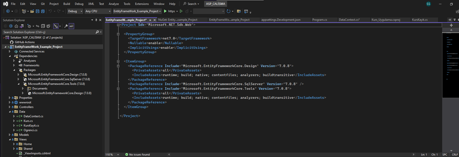 Trying to add Migrations but something is wrong with packages - C#