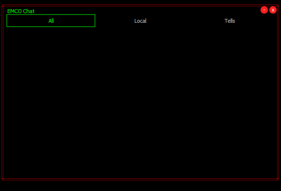 this window, that says "EMCO Chat" at the top. - Mudlet