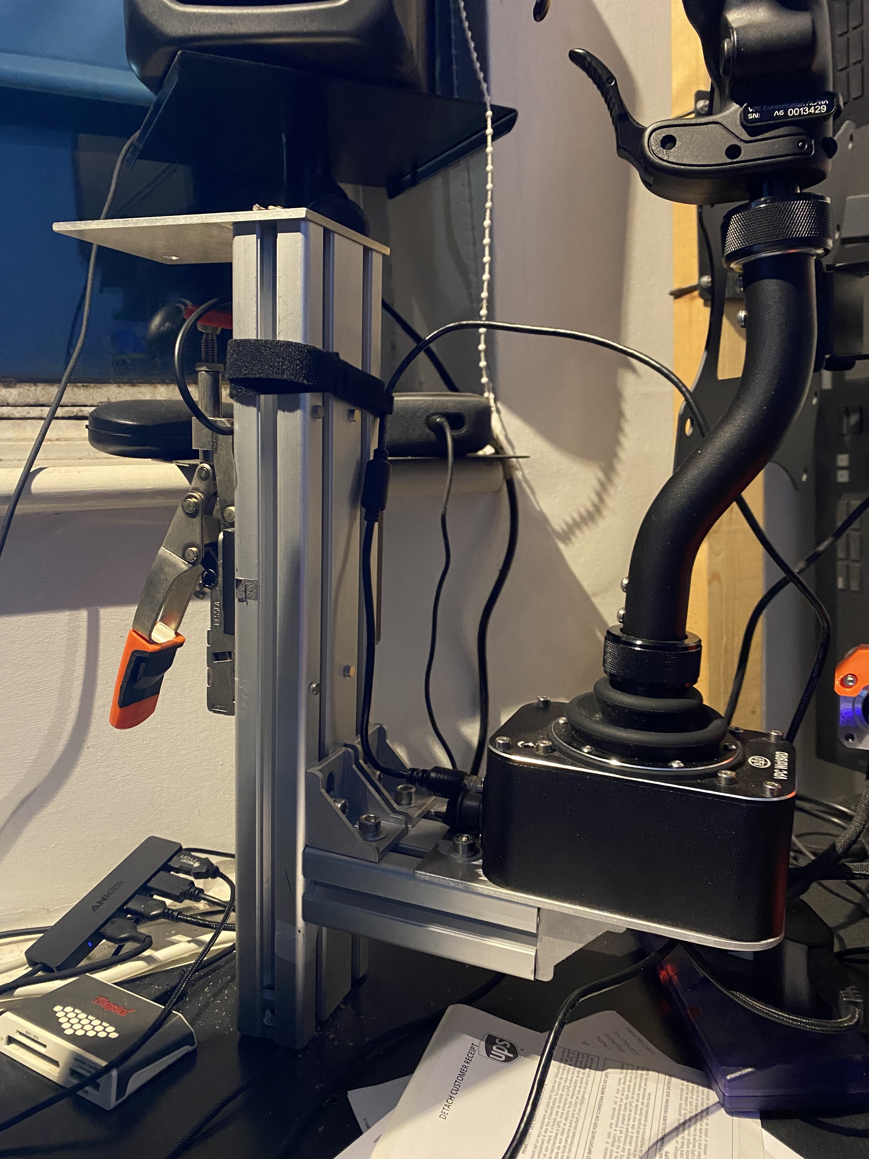 I made my own very sturdy desk mount, was solid as a rock for my virpil ...