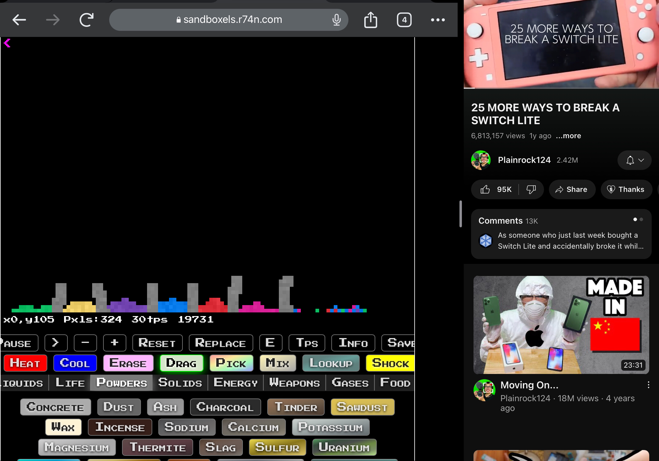 WHAAAT - 🚨 R74n / Sandboxels