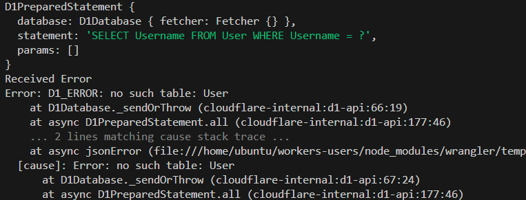 Hi, is there any way of creating a D1 database locally with `wrangler`, without needing to be ...