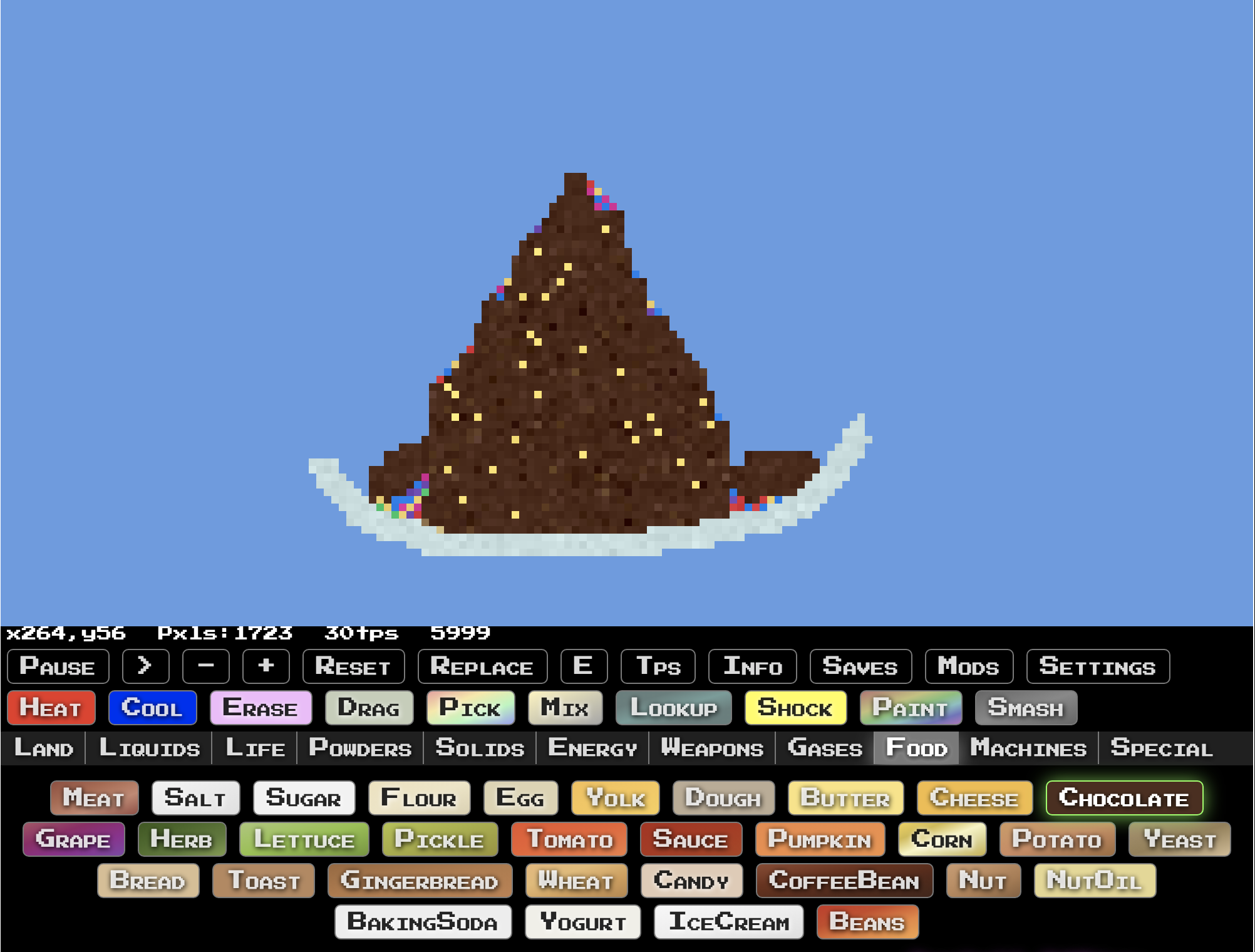 how you usually make cake irl - 🚨 R74n / Sandboxels
