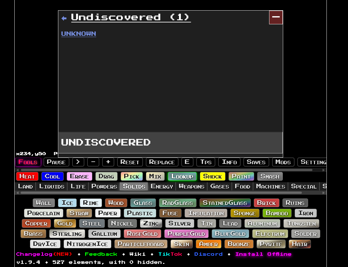 by golly. - 🚨 R74n / Sandboxels