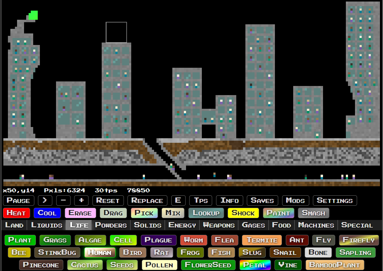 i going to make a bigest city in this website - 🚨 R74n / Sandboxels