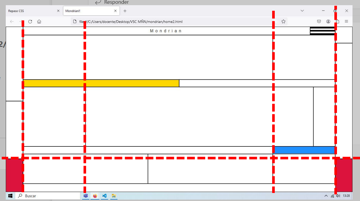 Hi everybody someone can help me with a basic exercise of css in visualstudiocode Please ...