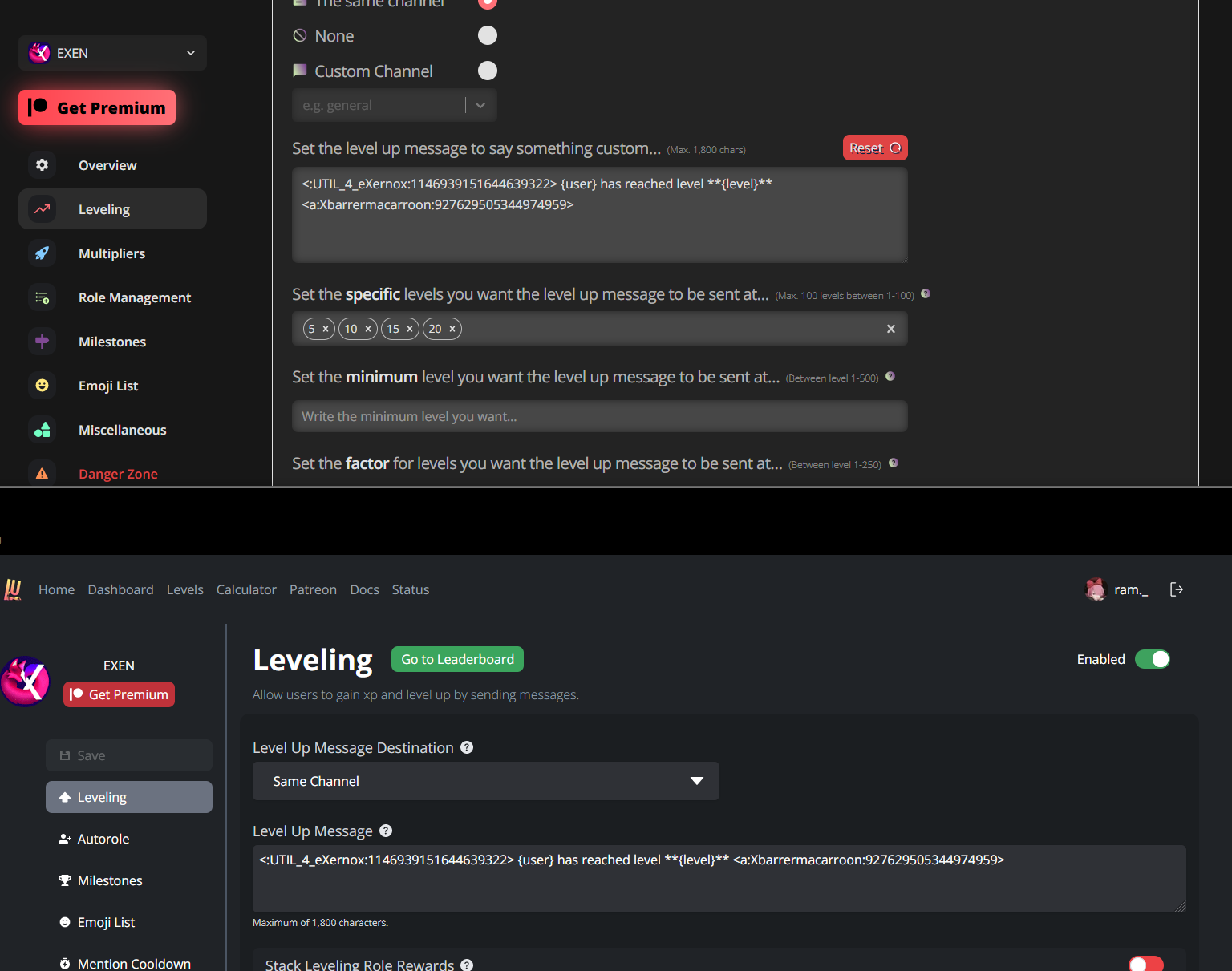 Beta Colors of values & value fields - Lurkr Support