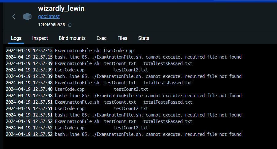 Docker Not Executing File Aspnet Website C 