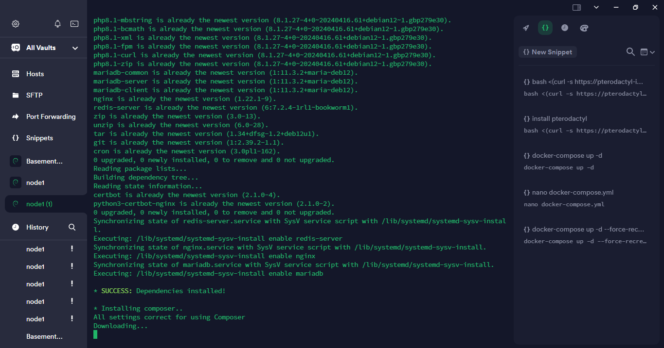 @Linux123123 why this is stuck at this? - Pterodactyl Installation Script