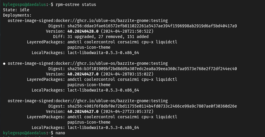 Nano text editor? - Universal Blue