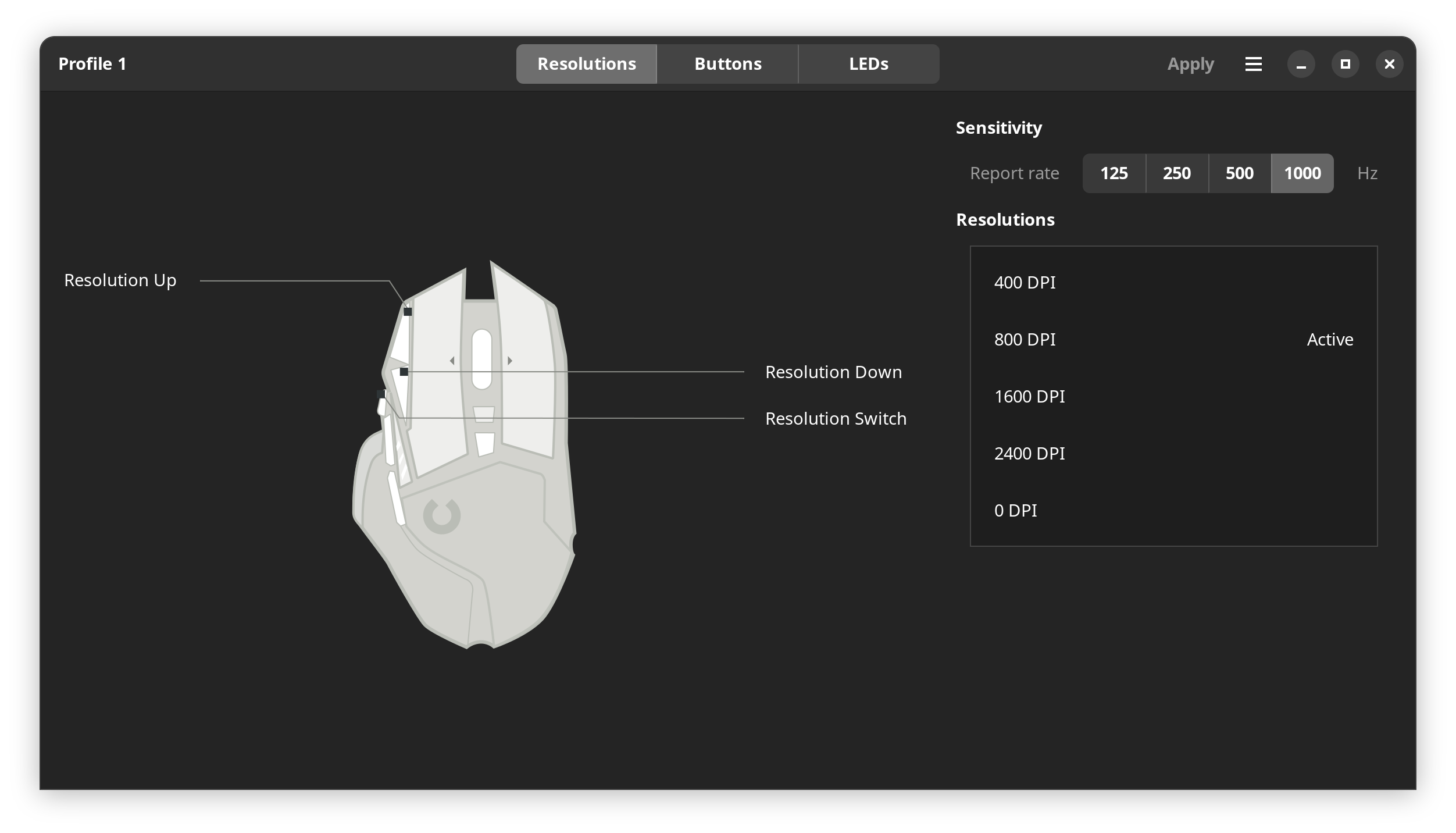 ^ setting my Wooting keyboard to 1000hz - Universal Blue