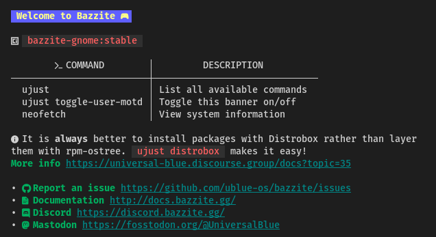 ostree-image-signed:docker://ghcr.io/ublue-os/bazzite-gnome:39 - Universal Blue
