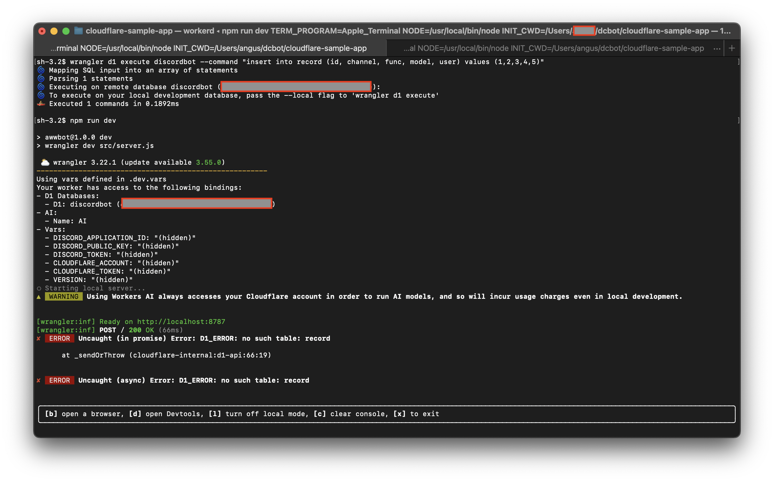 Yup, first there's the rate limit, and Cloudflare REST API goes to a few colos, so the request ...