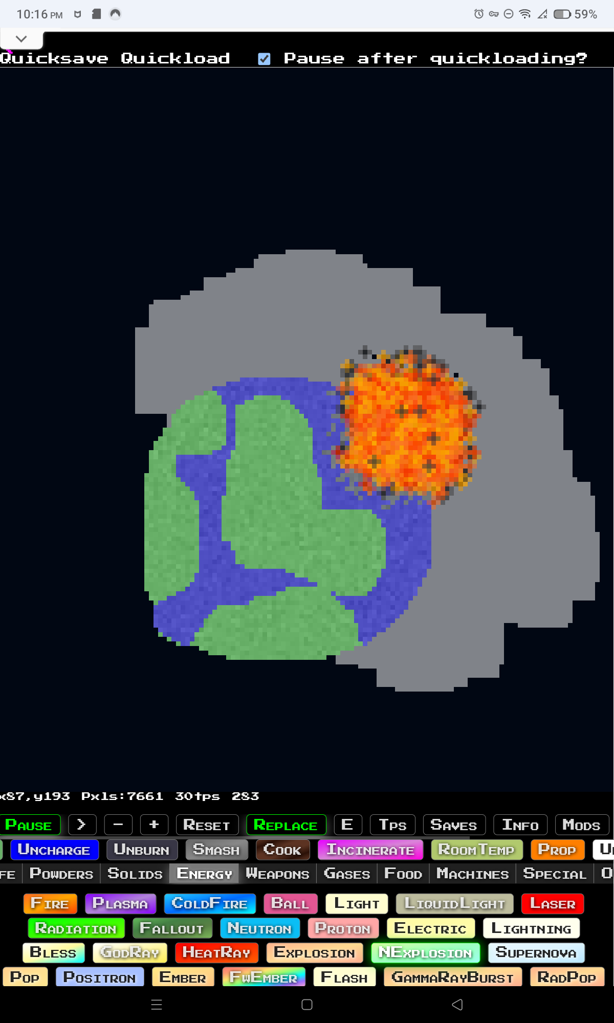 Bash them with a rock - 🚨 R74n / Sandboxels