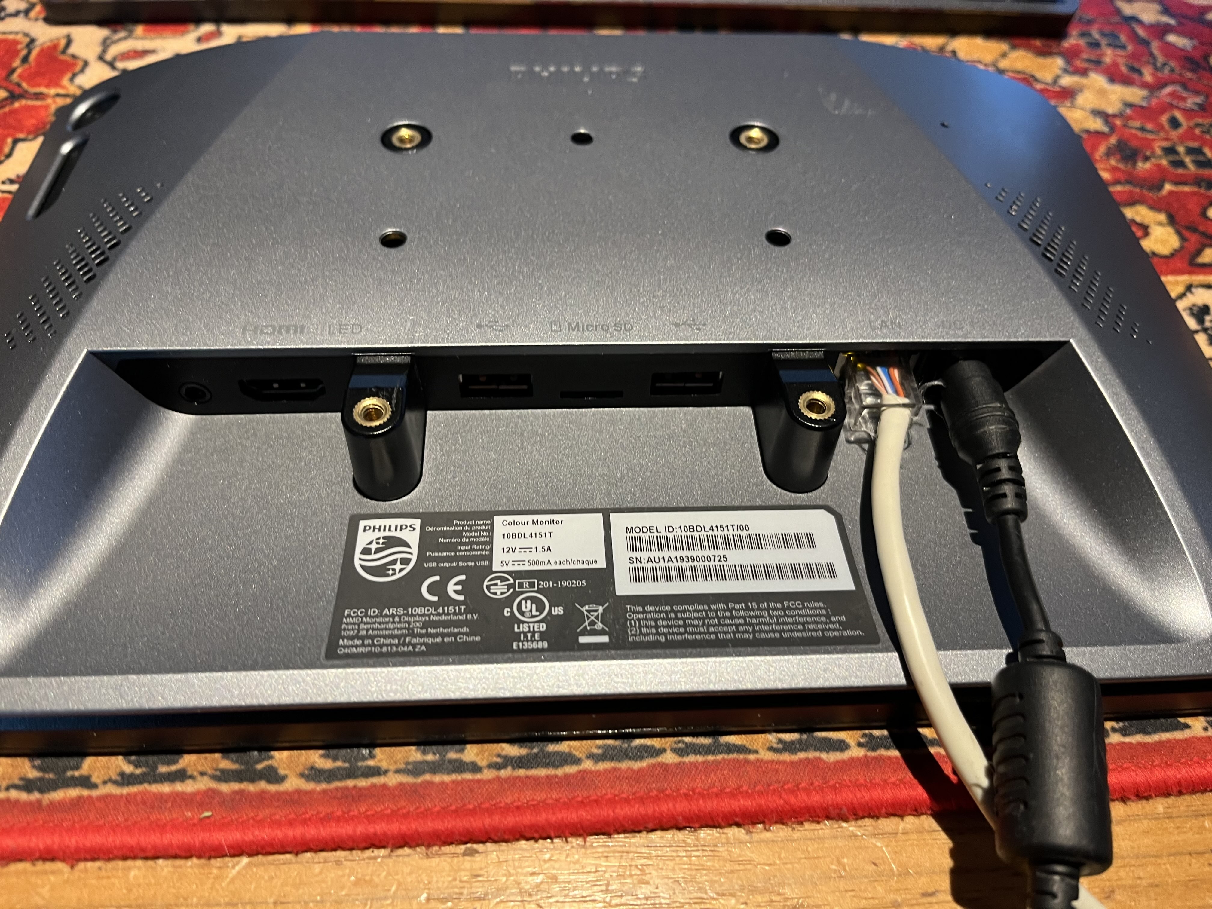 i got this philips wall mounted tablet thing - Smart TV Archive