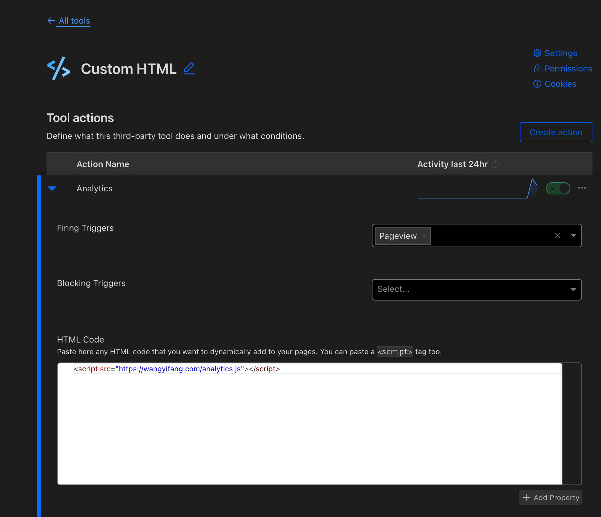 Nice! Worked: Zaraz Custom HTML - Cloudflare Developers