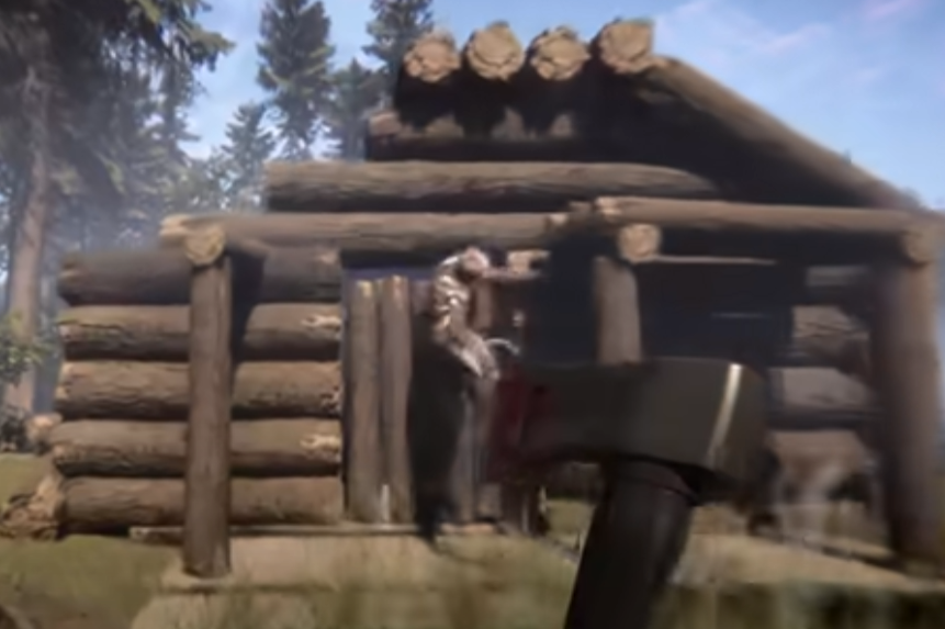 The Forest builds had actual dimensions and shape and looked like real ...