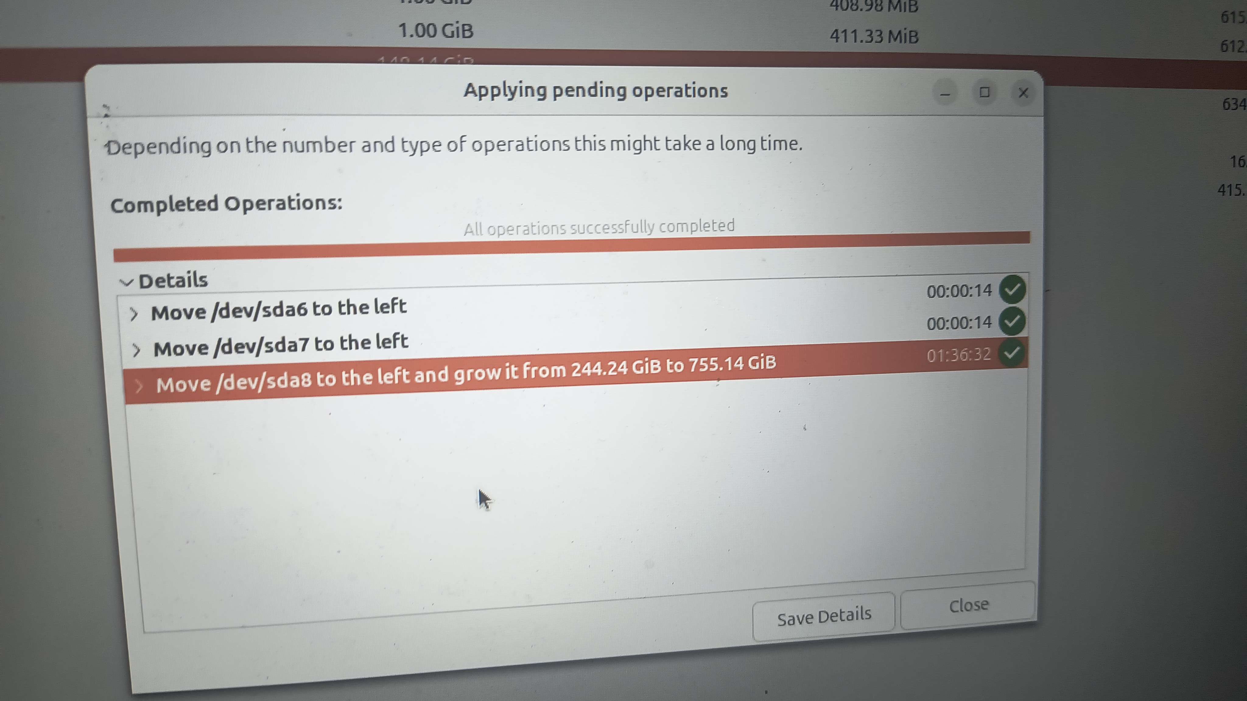 Gparted fails like half of the time - Universal Blue