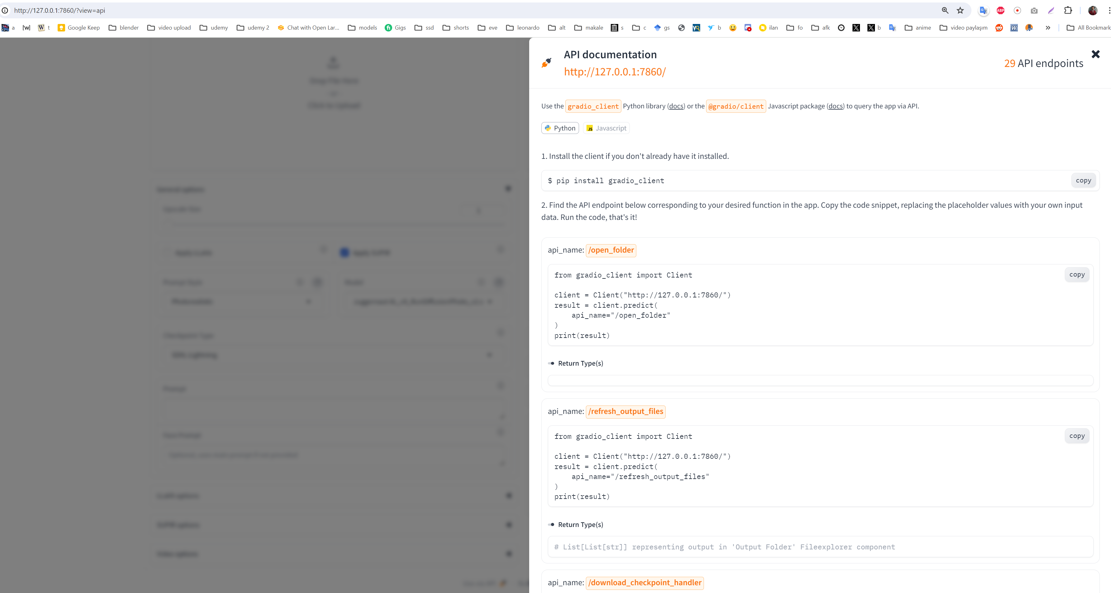 you need to load gradio set and click there - Software Engineering Courses (SECourses)