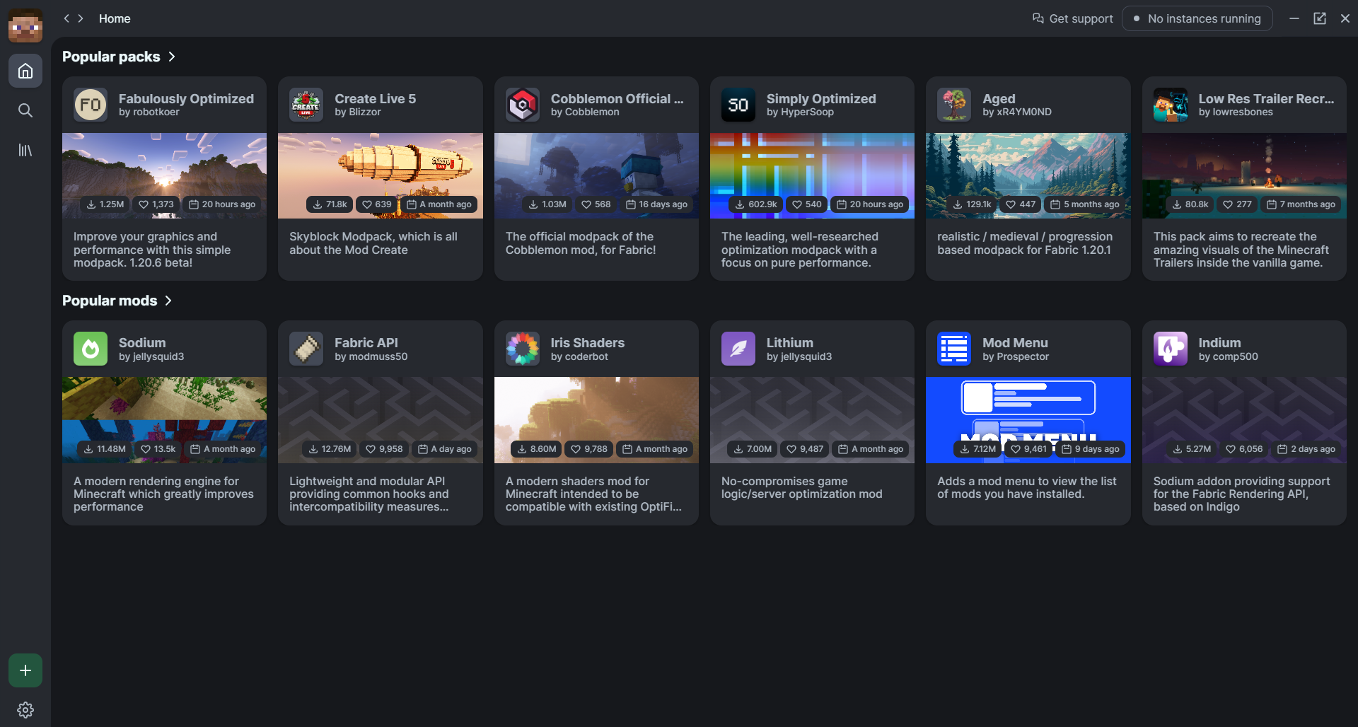 incompatible mods - Distant Horizons