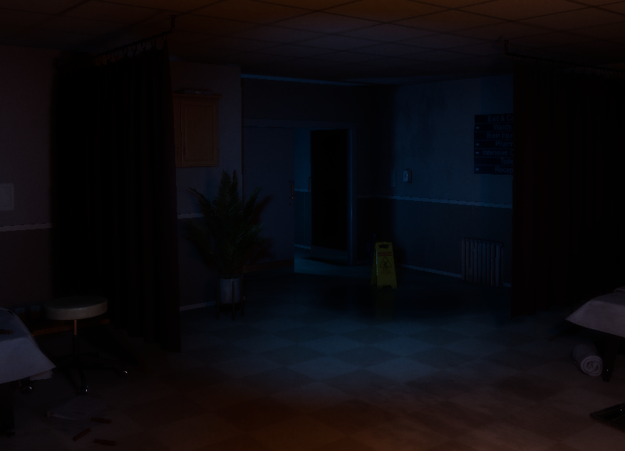 creepy blue room - Sons Of | The Forest