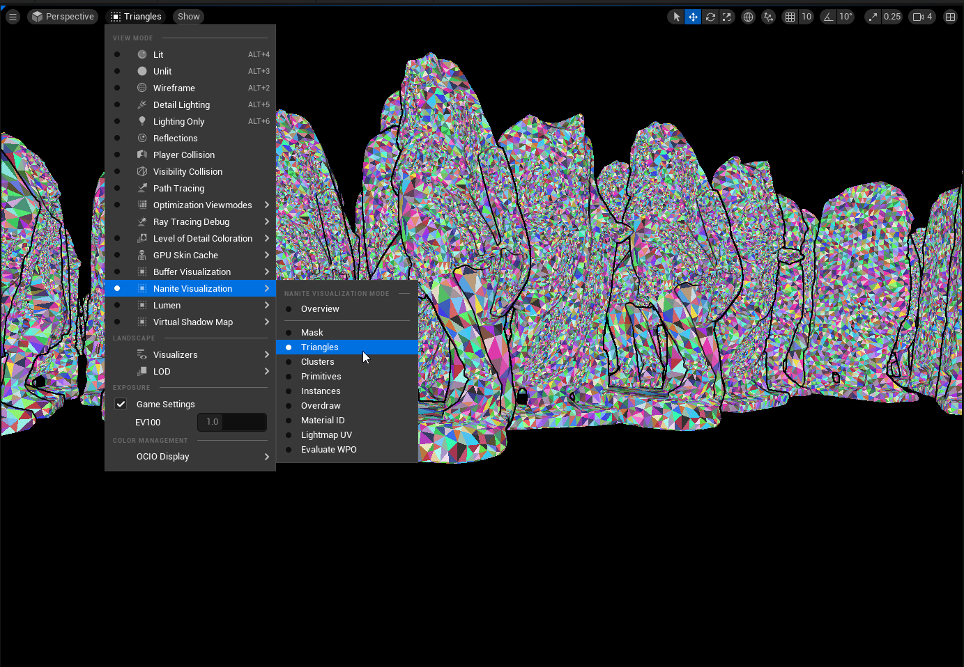 Is the cube a static mesh, or perhaps a procedural/dynamic mesh type ...