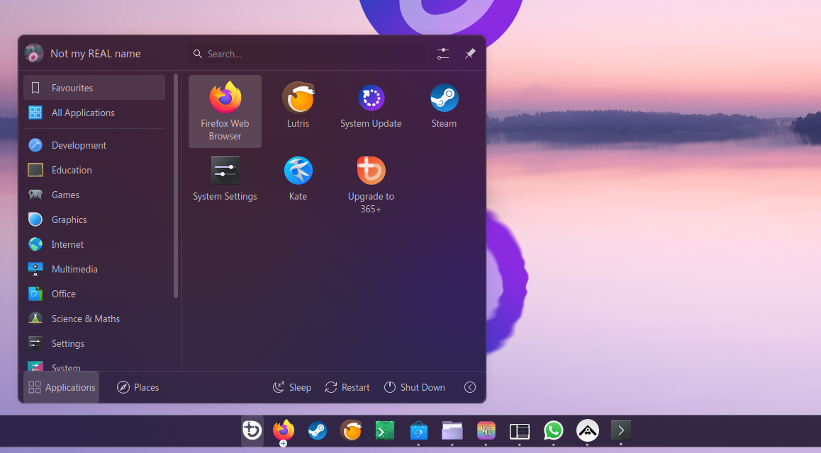 "I hate Windows" I say as I watch my custom Plasma layout slowly morph ...